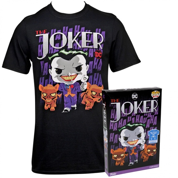 Funko | Shirts | The Joker Adult Black Funko Pop Boxed Tshirt | Poshmark